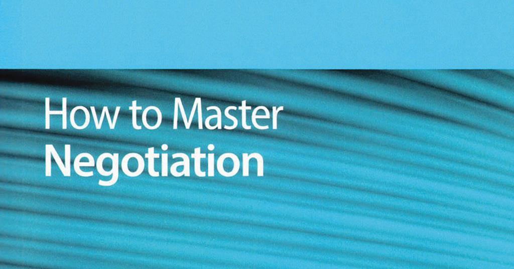 BOOK REVIEW: How to Master Negotiation | Opinion | Law Gazette