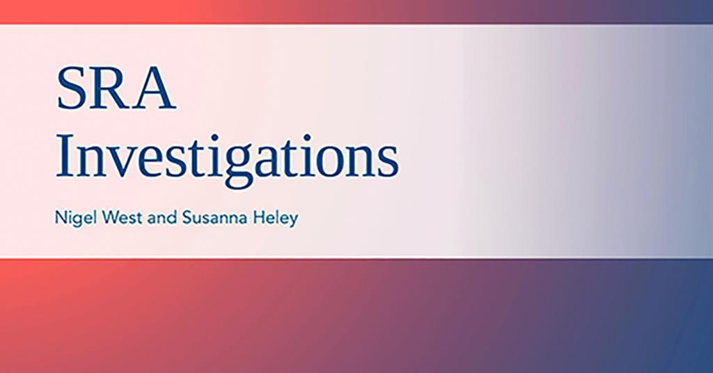 Book review: SRA Investigations (1st edition) | Law Gazette