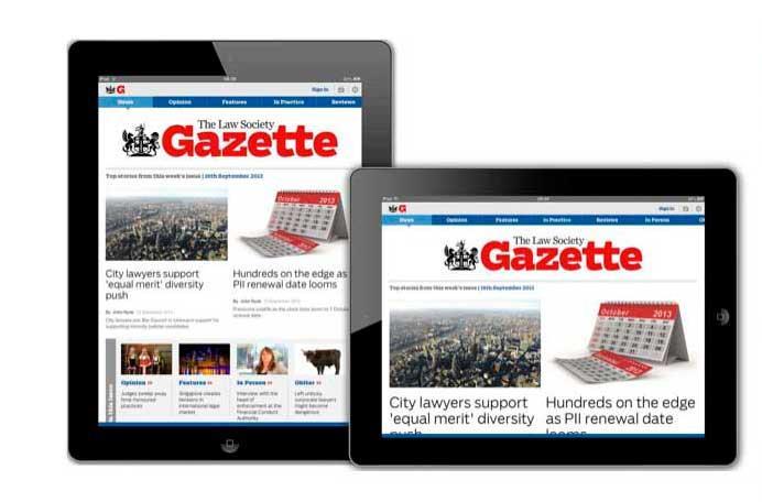 New Gazette app launches | News | Law Gazette
