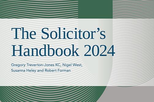 Book review: The Solicitor’s Handbook 2024 by Gregory Treverton-Jones ...