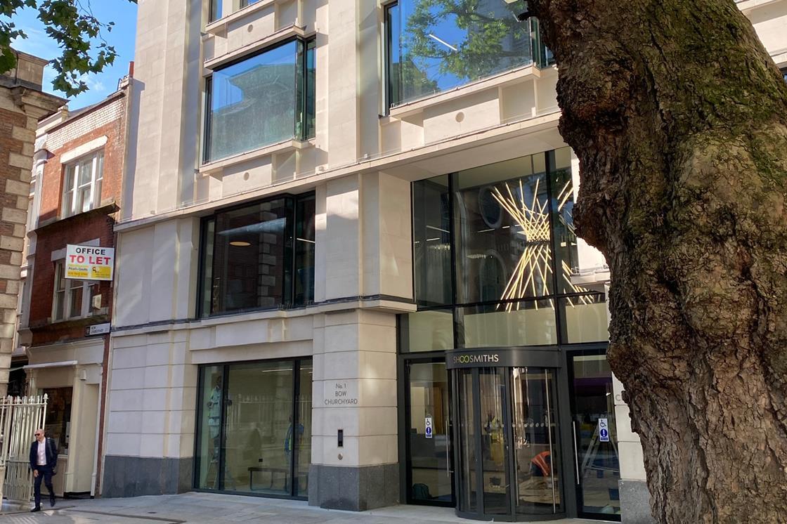 Downsizing? Shoosmiths takes on bigger London office | News | Law Gazette