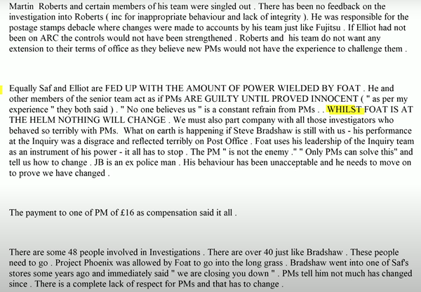 Post Office live: General counsel Ben Foat denies telling his chief ...