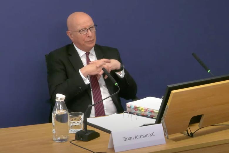 Post Office Horizon IT Inquiry live: Top KC Brian Altman faces inquiry ...